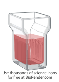 Free Coplin staining jar (with colored solutions) Icons, Symbols ...