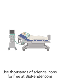 Free Patient on respirator (with mask) Icons, Symbols & Images | BioRender