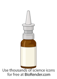 Free Nasal spray bottle (with label) Icons, Symbols & Images | BioRender