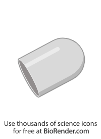 Free Pill (half 2) Icons, Symbols & Images | BioRender