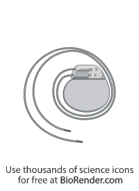 Free Pacemaker (with leads) Icons, Symbols & Images | BioRender