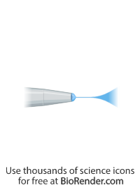 Free Electrospray emitter (taylor cone) Icons, Symbols & Images | BioRender