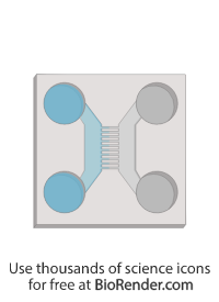 Free Microfluidic device (half) Icons, Symbols & Images | BioRender