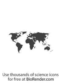 Free World map Icons, Symbols & Images | BioRender