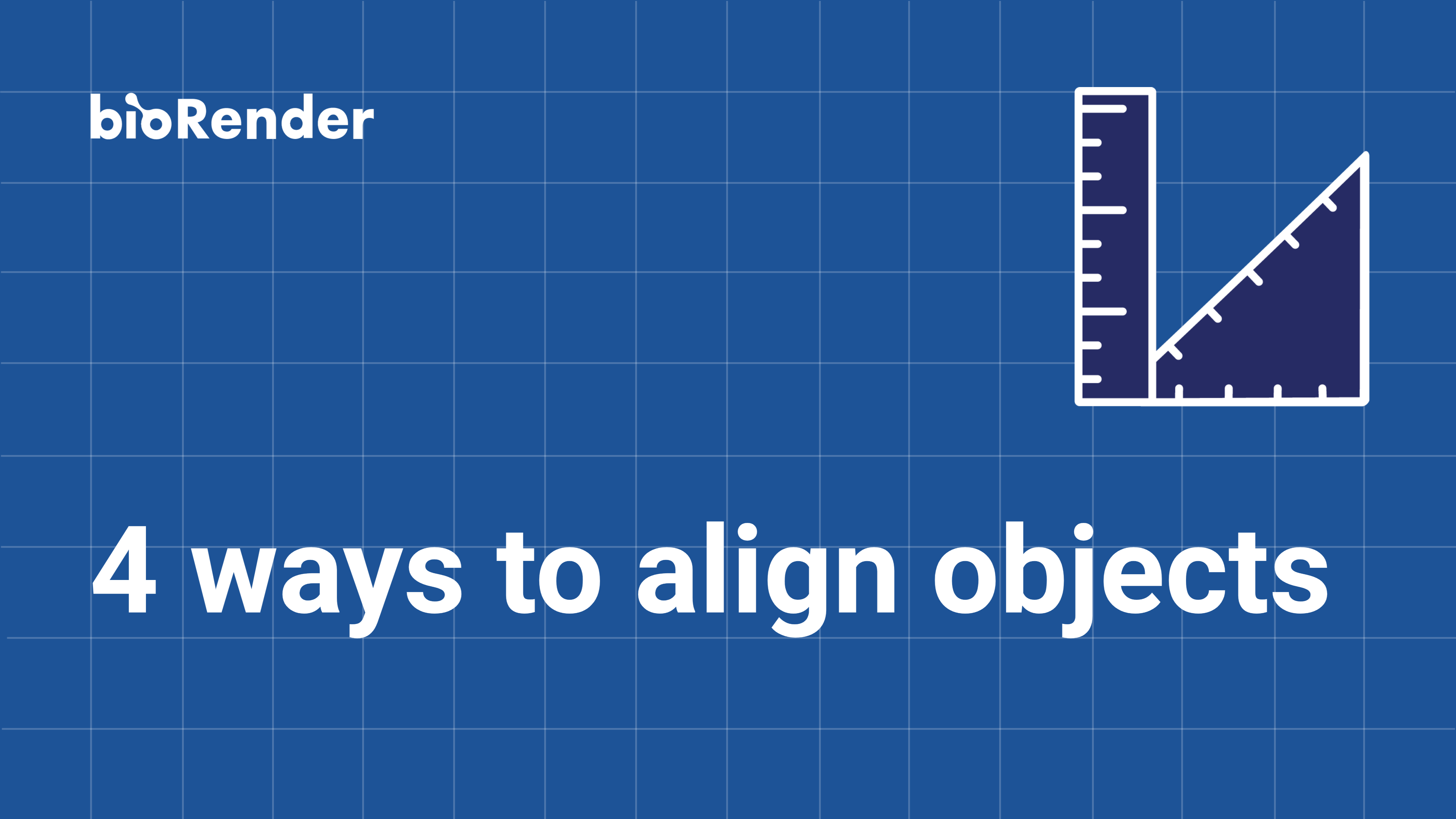 BioRender Learning Hub | 4 ways to align objects