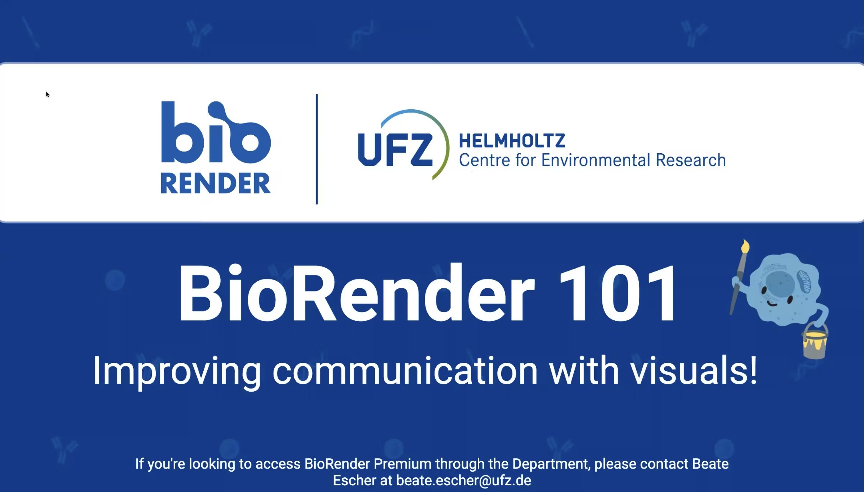 BioRender Learning Hub | BioRender 101 @ UFZ
