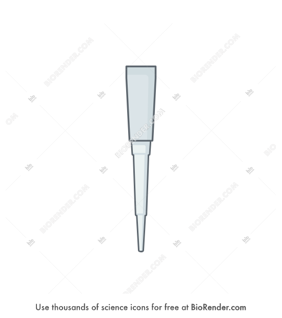 Free Pipette STAGE tip (empty) Icons, Symbols & Images | BioRender
