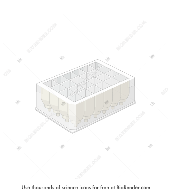 Free Deep well filter plate (24-well) Icons, Symbols & Images | BioRender