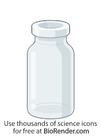 Free Lyophilization vial (10mL) Icons, Symbols & Images | BioRender