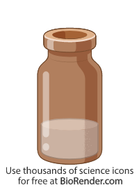 Free Lyophilization vial (amber, 10mL, post-lyophilisation) Icons ...