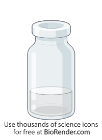 Free Lyophilization vial (10mL, with liquid) Icons, Symbols & Images ...