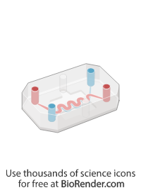 Free Microfluidic device (curved channels) Icons, Symbols & Images ...