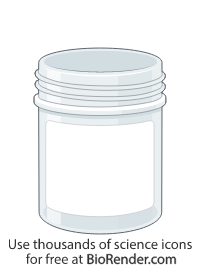 Free Specimen jar (with label) Icons, Symbols & Images | BioRender
