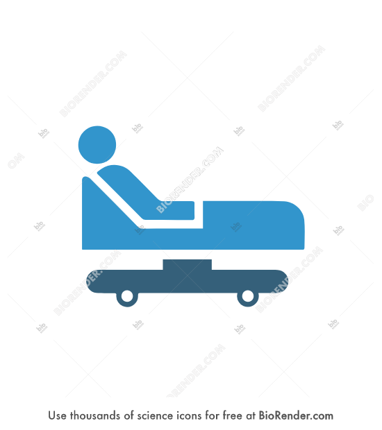 Free Patient in hospital bed 2 Icons, Symbols & Images | BioRender