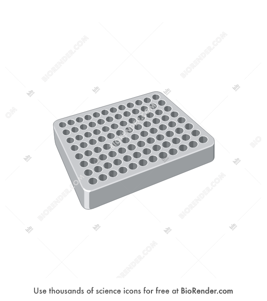 Free Cold block (96 wells) Icons, Symbols & Images | BioRender