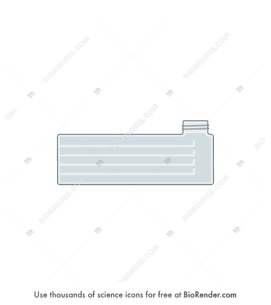 Free Cell culture flask (5 layers, schematic) Icons, Symbols & Images ...