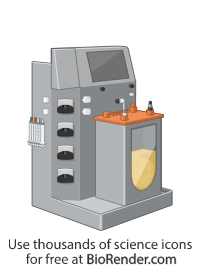 Free Vertical wheel bioreactor (3L, with liquid) Icons, Symbols ...