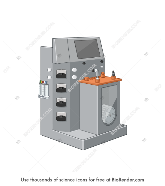 Free Vertical wheel bioreactor (3L, empty) Icons, Symbols & Images ...