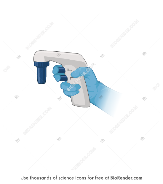 Free Hand (holding pipette controller) Icons, Symbols & Images | BioRender