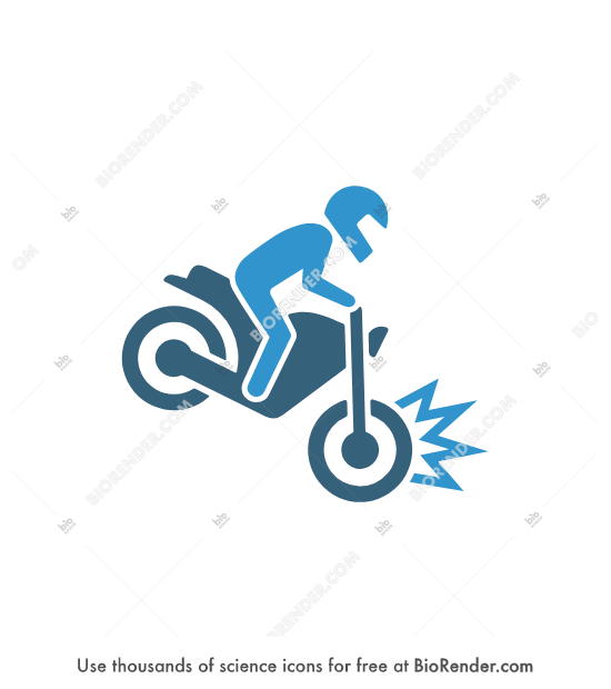 Free Motorcycle (collision) Icons, Symbols & Images | BioRender