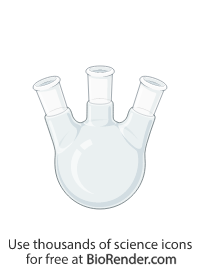 Free Round bottom flask (3 neck) Icons, Symbols & Images | BioRender