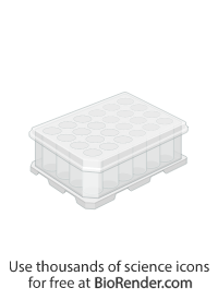 Free Deep well plate (24-well, G-Rex, with cover) Icons, Symbols ...
