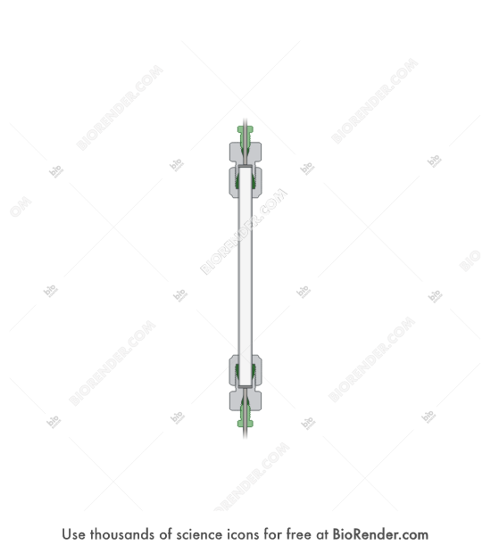 Free Chromatography column (lateral, cross section) Icons, Symbols ...