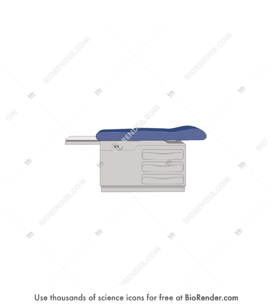 Free Exam table (reclined) Icons, Symbols & Images | BioRender