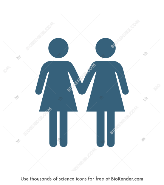 Free Couple (female) Icons, Symbols & Images | BioRender