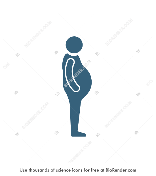 Free Person (symbol, lateral, visceral adipose tissue) Icons, Symbols ...