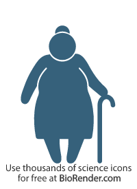 Free Person (symbol, elderly woman, obese) Icons, Symbols & Images ...