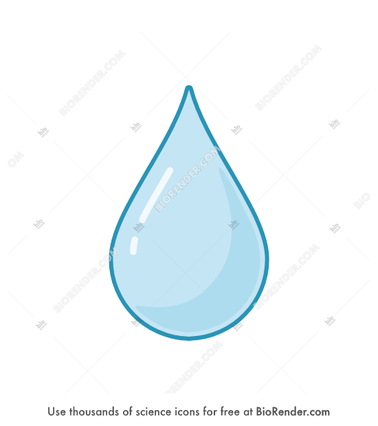 Free Water drop Icons, Symbols & Images | BioRender