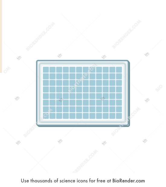 Free Well plate (top view, 96 wells, schematic) Icons, Symbols & Images ...