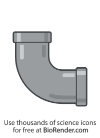 Free Pipe (90 elbow 4) Icons, Symbols & Images | BioRender