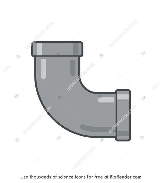 Free Pipe (90 elbow 4) Icons, Symbols & Images | BioRender