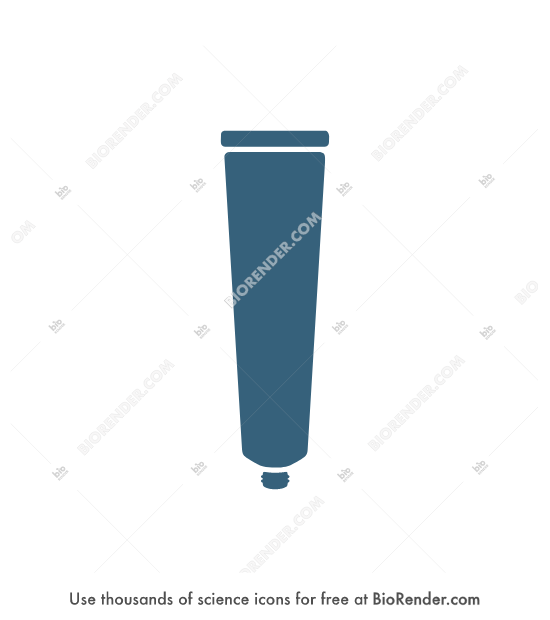 Free Squeeze tube 2 (uncapped, symbol) Icons, Symbols & Images | BioRender