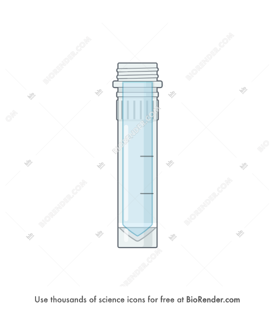 Free Microtube (2mL, full liquid) Icons, Symbols & Images | BioRender