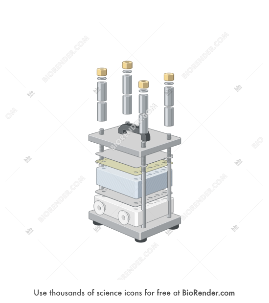 Free Tangential flow filtration (TangenX, exploded) Icons, Symbols ...
