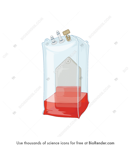 Free Harvestainer bioprocess container (large scale, with liquid) Icons ...