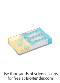 Free Microfluidic device (step emulsification, partial cross-section ...