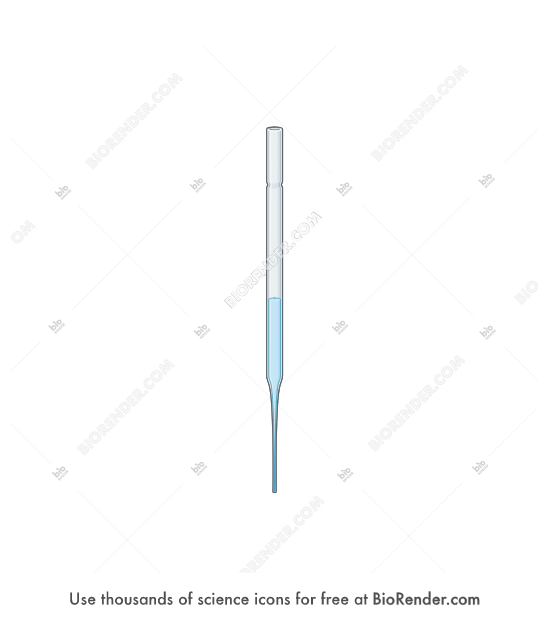 Free Pasteur pipette (glass, with liquid) Icons, Symbols & Images ...