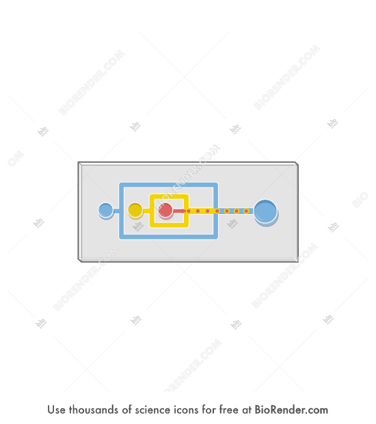 Free Microfluidic device (top view, double emulsion) Icons, Symbols ...