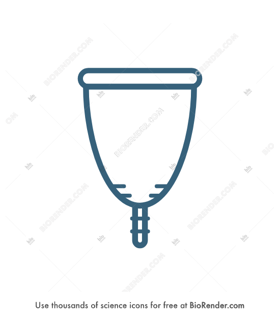 Free Menstrual cup (symbol) Icons, Symbols & Images | BioRender
