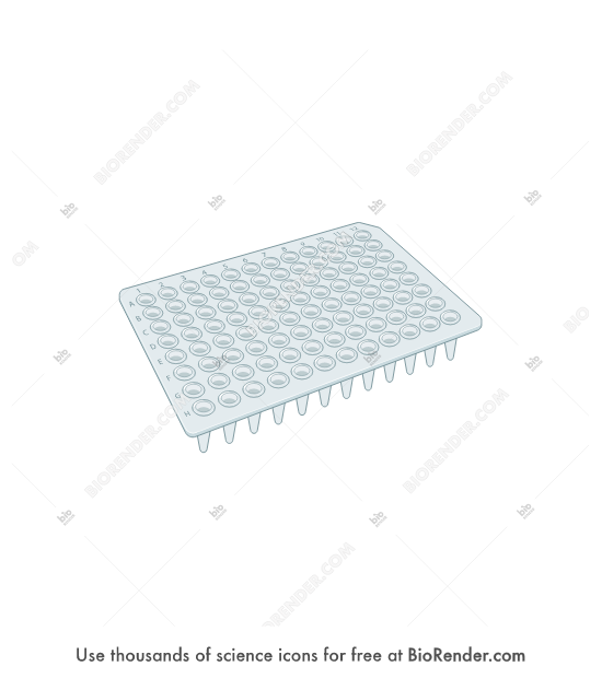 Free PCR plate (96 wells) Icons, Symbols & Images | BioRender