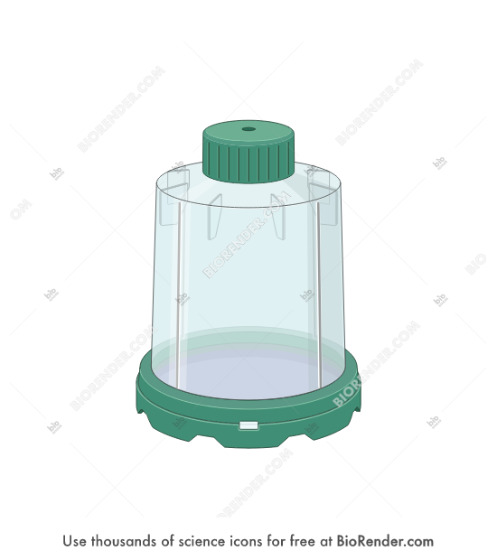 Free Cylindrical Cell Culture Flask (G-Rex 100M) Icons, Symbols ...