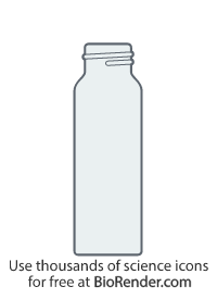 Free Glass vial (schematic) Icons, Symbols & Images | BioRender