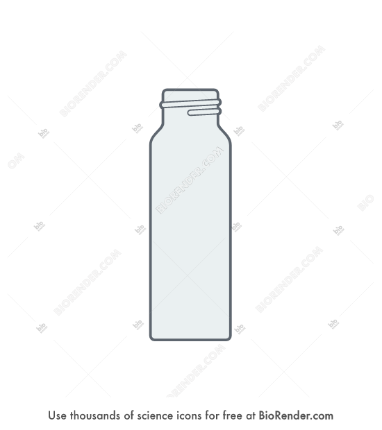 Free Glass vial (schematic) Icons, Symbols & Images | BioRender