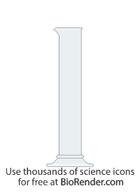 Free Graduated cylinder (schematic) Icons, Symbols & Images | BioRender