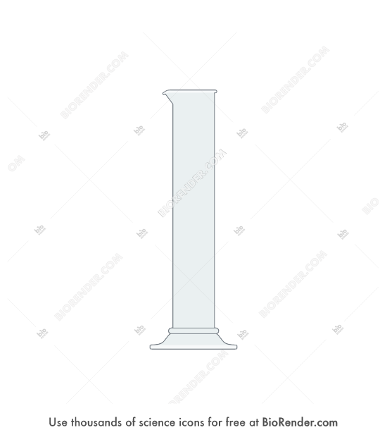 Free Graduated cylinder (schematic) Icons, Symbols & Images | BioRender