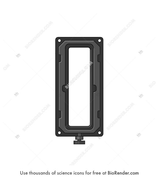 Free Hybridization cassette (top view, 16 wells, base plate) Icons ...